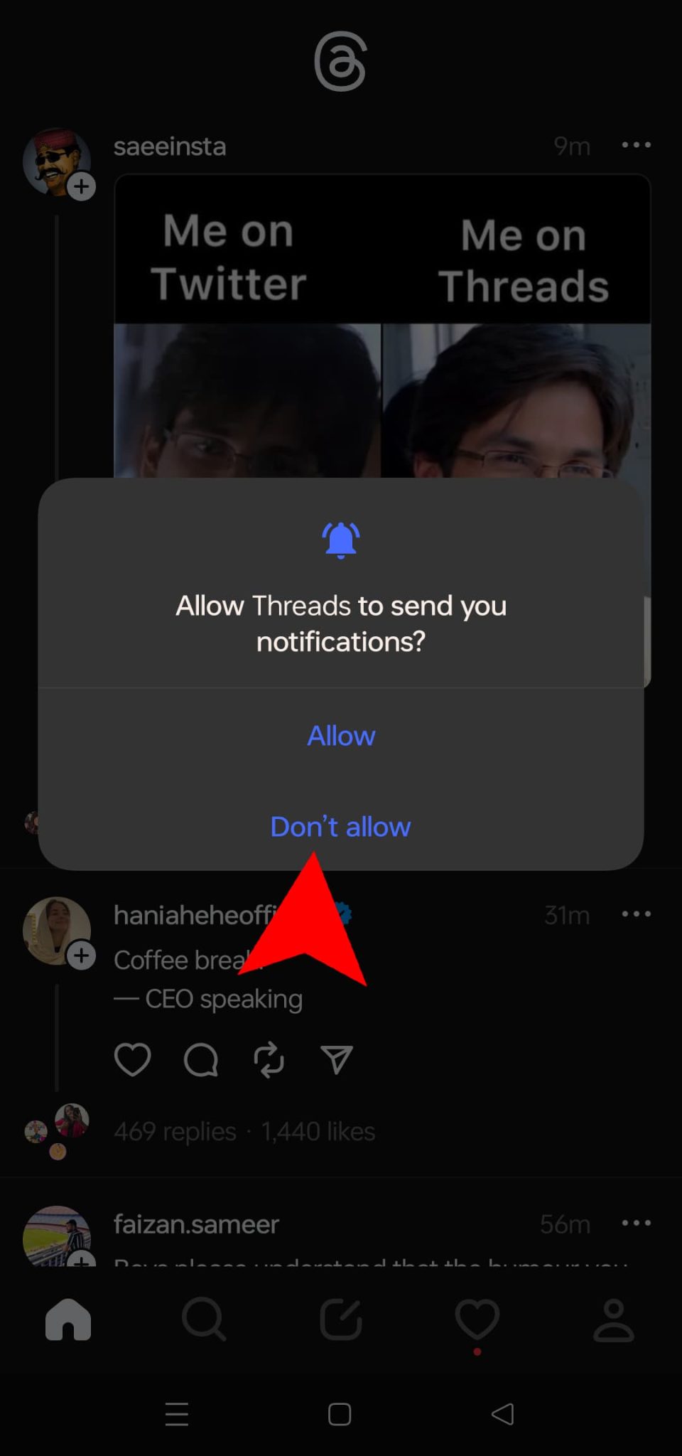 Creating An Account On Threads From Instagram/Step-by-Step Guide:
