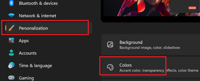 Change The Desktop Background Color