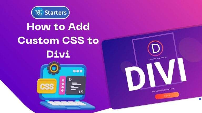 How To Add Custom CSS To Divi?