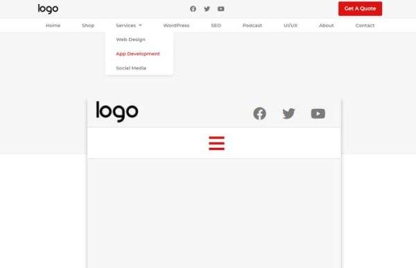 Download 56 Free Elementor Header Templates | Mc Starters
