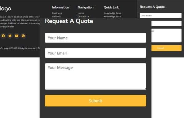 Download 50+ Free Elementor Footer Templates | MC Starters
