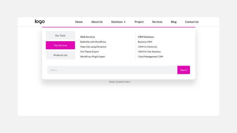 Elementor Mega Menu Templates For WordPress (Ready-Made Layouts)